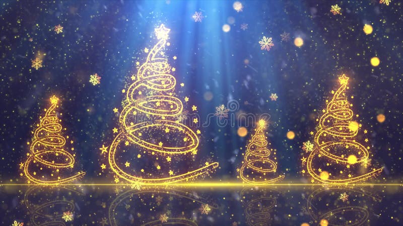 Christmas Theme Background Animation with Seamless Loop Stock Video ...