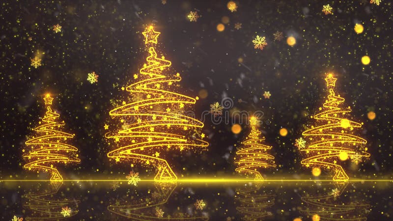 Christmas Theme Background Animation with Seamless Loop Stock Video ...