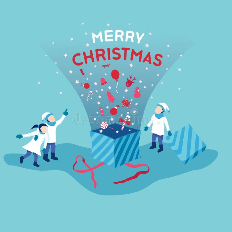 Christmas Theme Bundle Model Collection Stock Vector - Illustration of ...