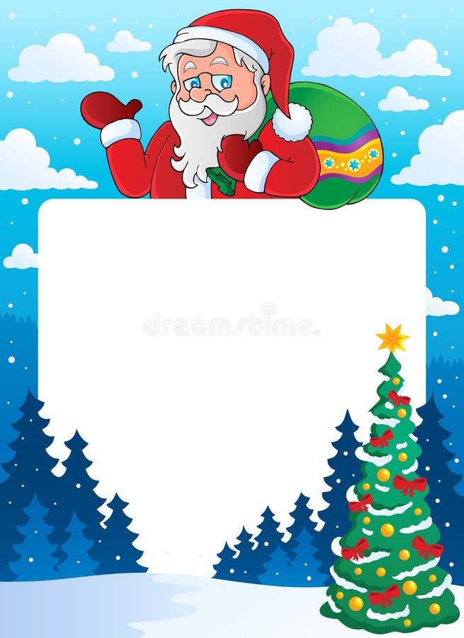 Christmas theme frame stock vector. Illustration of merry - 27160066