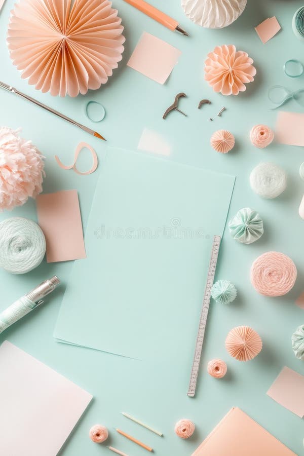 Christmas-themed Desk Setup with Ornaments and Pine Branches on ...