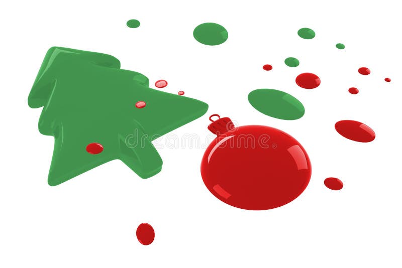 Christmas Themed Paint Splash Stock Illustrations – 18 Christmas Themed ...