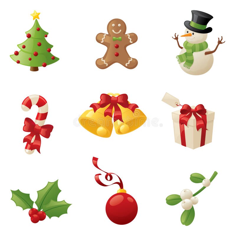 Christmas Things stock vector. Illustration of decoration - 45431383