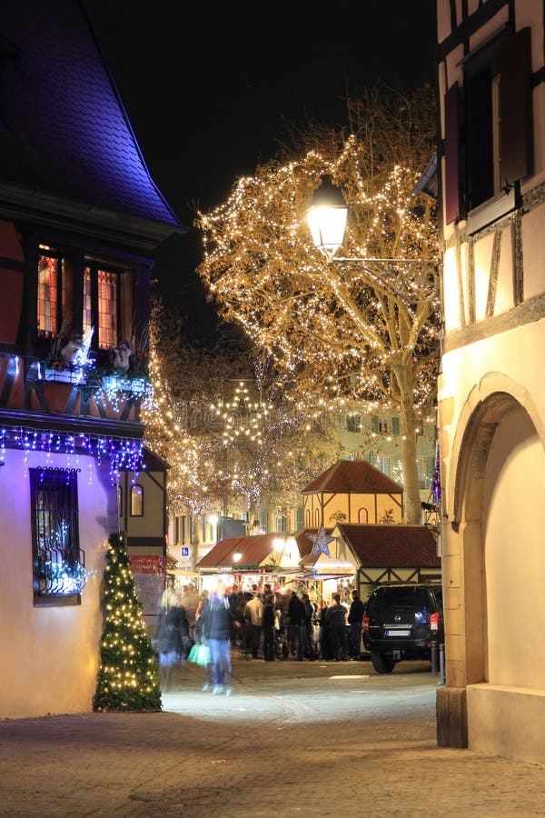 Christmas time in Alsace stock photo. Image of colmar - 63750226