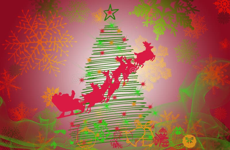 Christmas time stock illustration. Illustration of green - 43442123