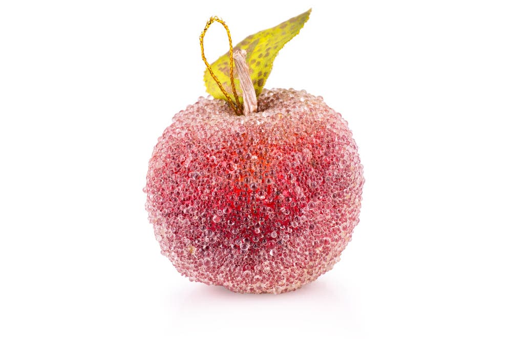 Christmas Toy in the Form of Apples Stock Image - Image of fruit ...