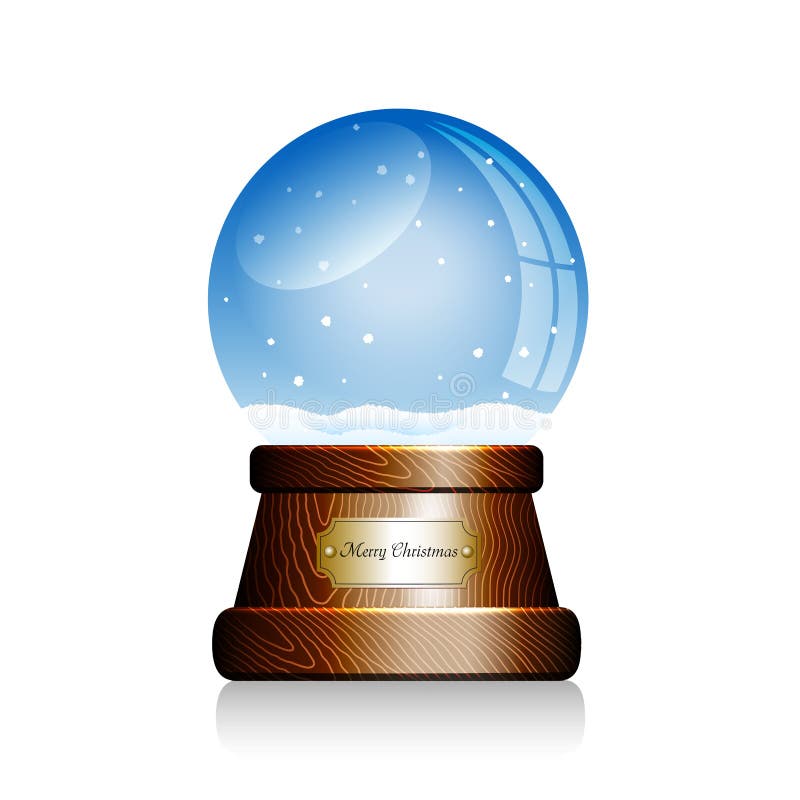Christmas toy snow globe stock vector. Illustration of christmas - 62651027