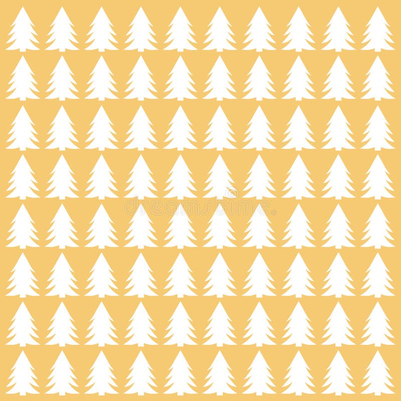 Christmas Traditional Vintage Trees Design Pattern Texture Stock Vector ...