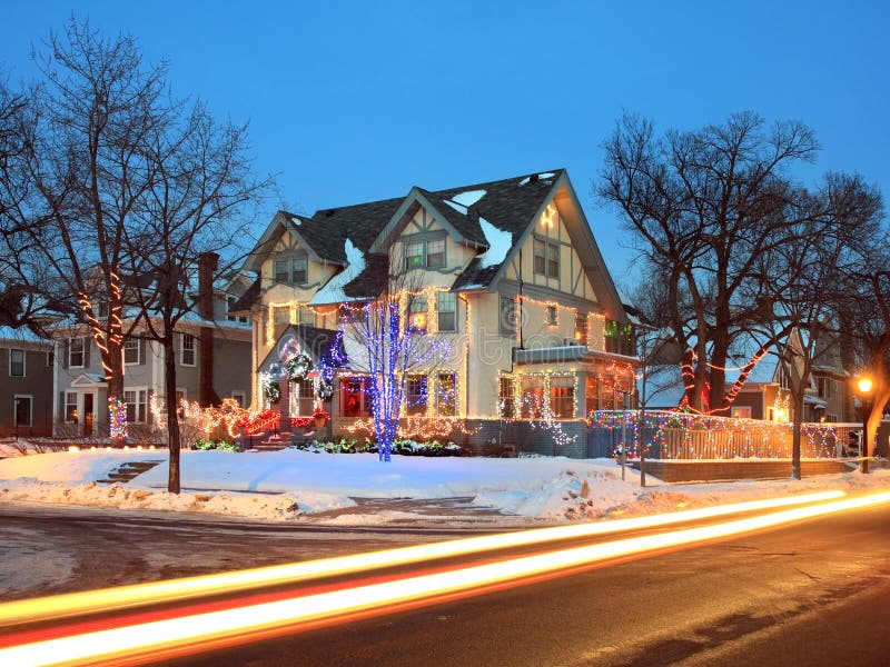 Traffic Jammed and Christmas Lights in Bucharest Editorial Image ...