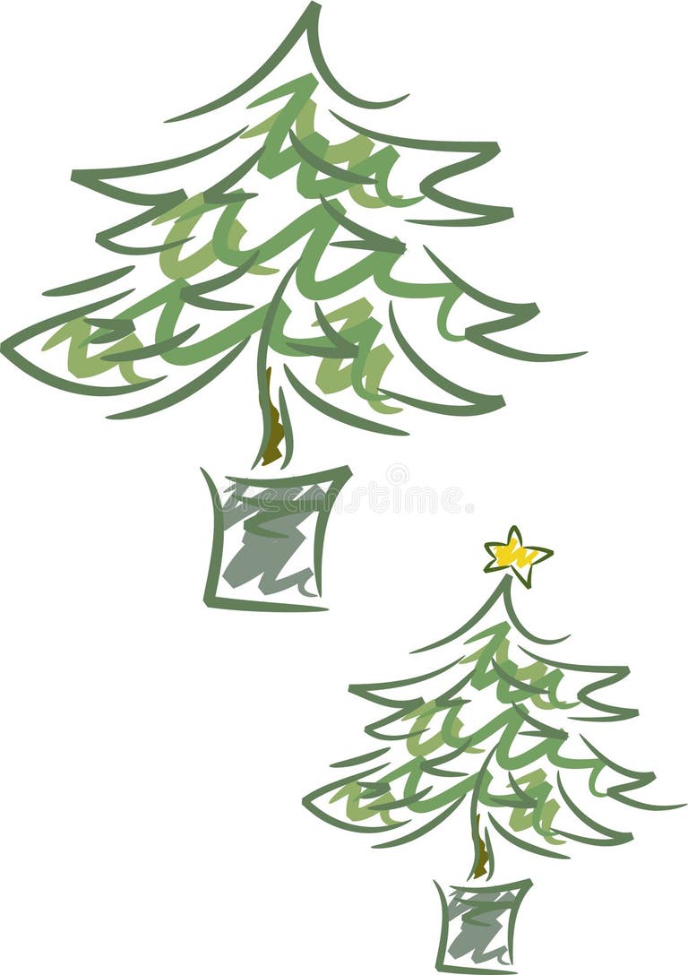 Isolated Small Christmas Tree Stock Illustrations – 5,794 Isolated ...