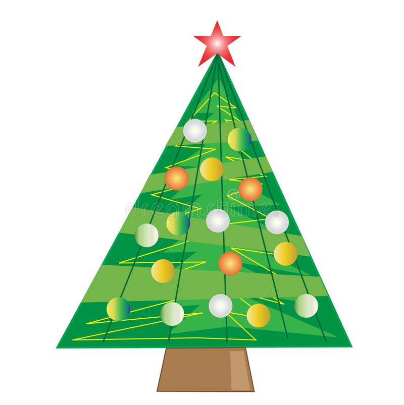 Christmas Tree Holiday Grunge Paint Splatter Stock Illustration ...