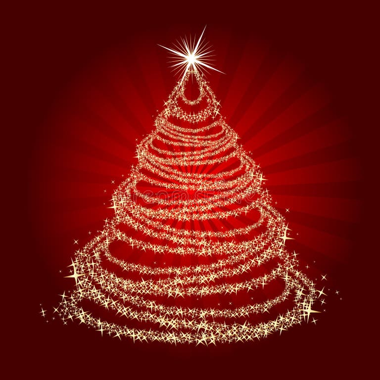 Festive Spiral Christmas Tree Stock Illustrations – 1,611 Festive ...