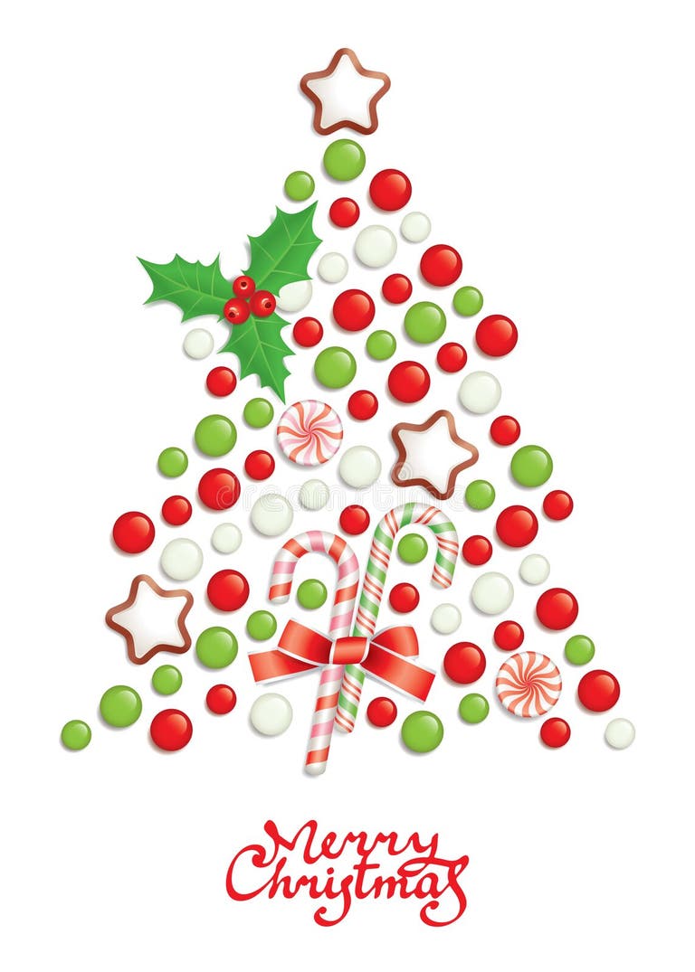 Green Christmas Tree Cookie Stock Illustrations – 7,242 Green Christmas ...