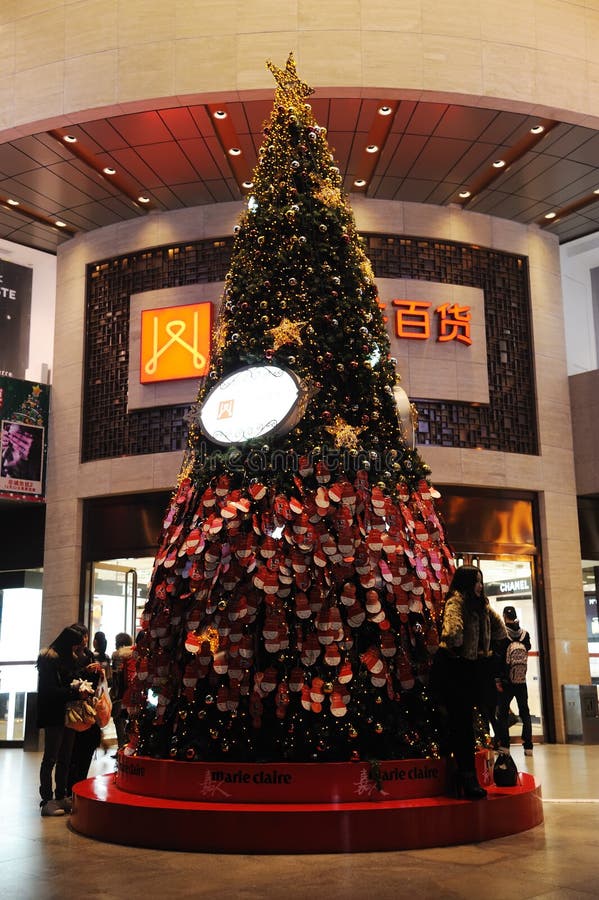 Christmas tree editorial stock image. Image of anniversary - 22355384