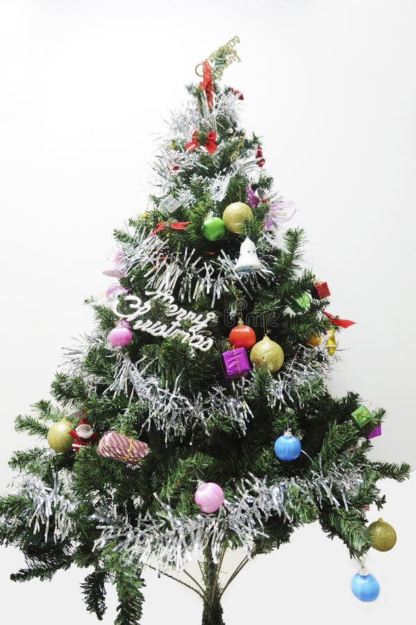 Pugs Christmas Tree stock image. Image of bauble, evergreen - 43329