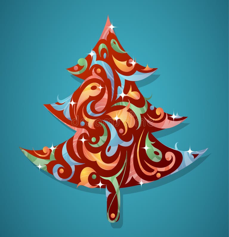 Christmas Tree Shaped Stock Illustrations – 13,032 Christmas Tree ...