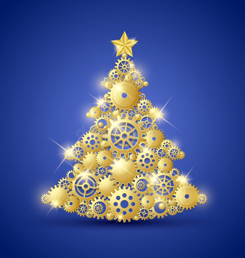 Gear Christmas Tree Stock Illustrations – 285 Gear Christmas Tree Stock ...