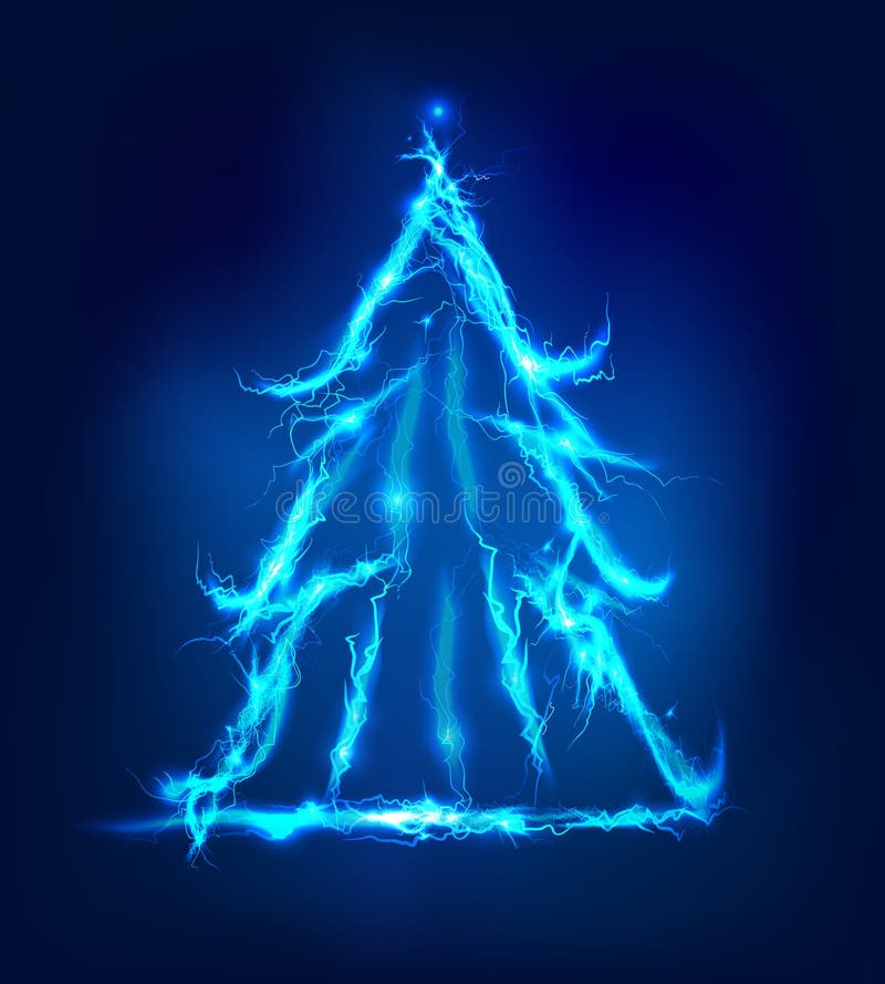 Arrow, Abstract Background Made of Electric Lighting Effect Stock ...