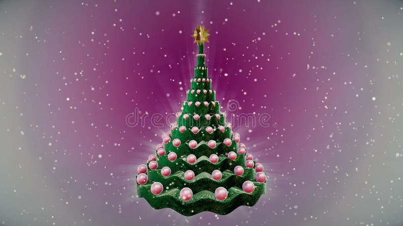 Christmas tree animation. stock footage. Video of shiny - 63410240