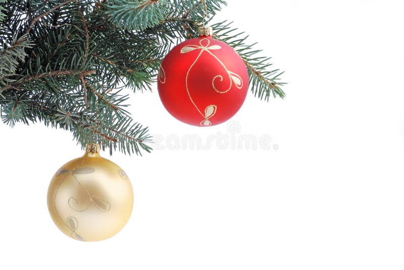 Christmas tree balls stock image. Image of christmas, background - 6595325