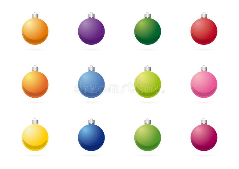 Christmas tree balls stock illustration. Illustration of christmas ...