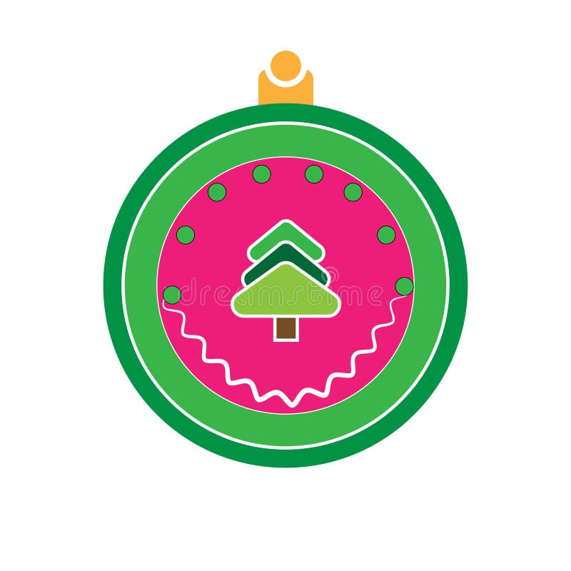 Christmas Tree Bauble stock vector. Illustration of decoration - 259019894