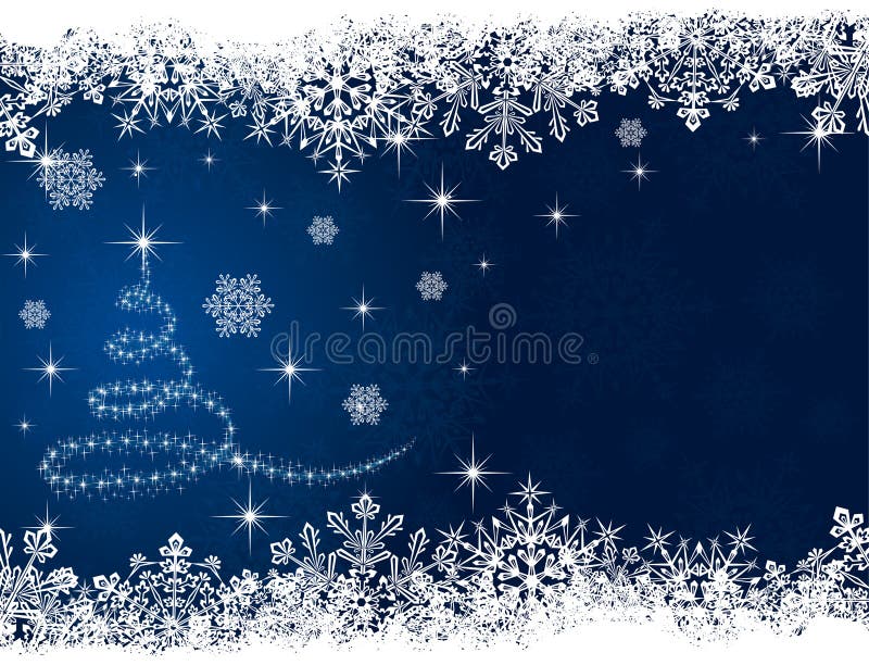 Blue Christmas Tree Stock Illustrations – 285,221 Blue Christmas Tree ...