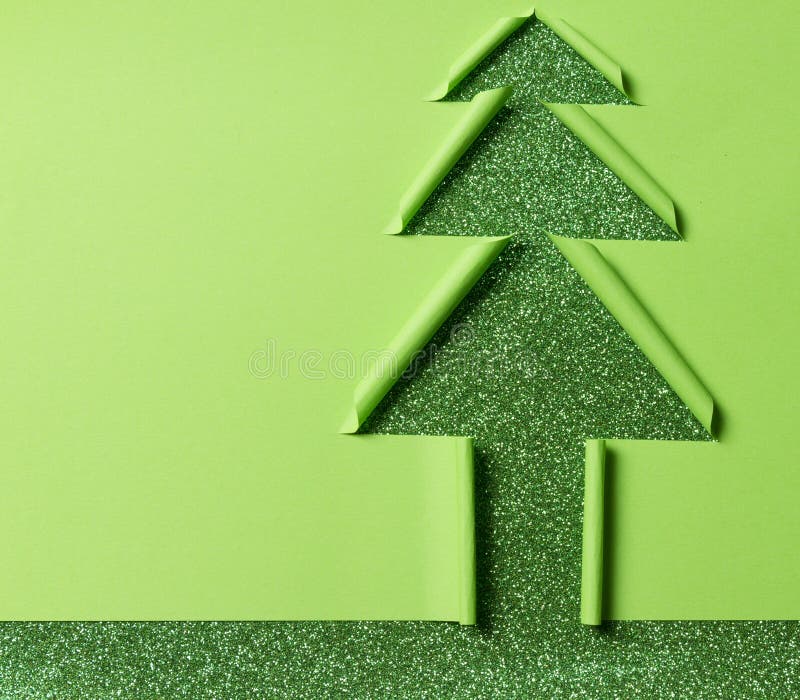 Christmas tree card stock image. Image of copy, space - 35622393