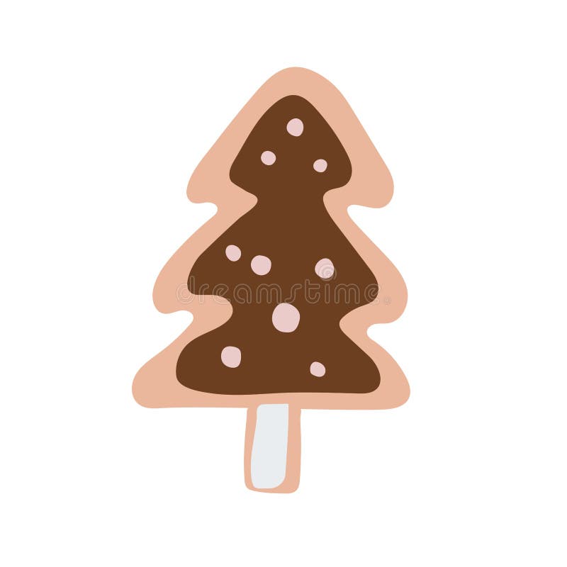 Christmas Tree Cookie Vector Clip Art Stock Vector - Illustration of ...