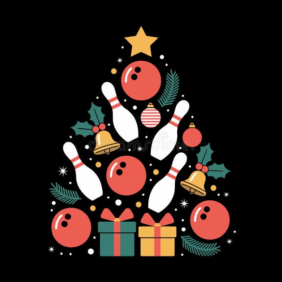 Christmas Bowling Stock Illustrations – 1,516 Christmas Bowling Stock ...