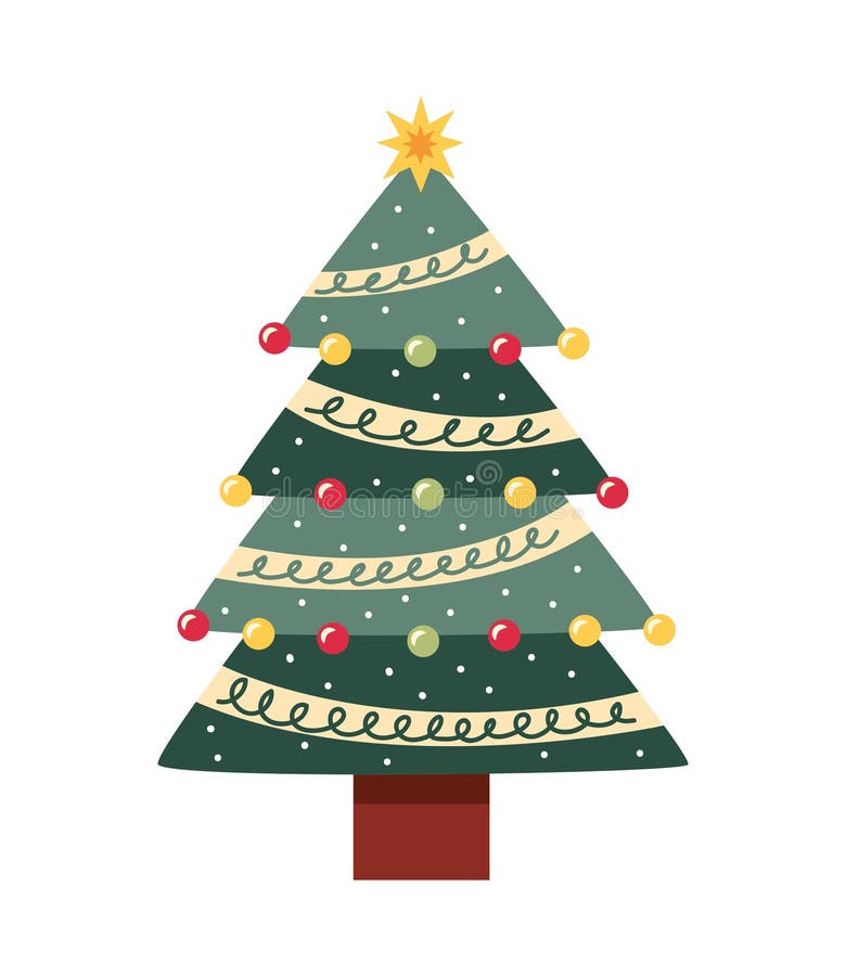 Christmas tree design stock vector. Illustration of christmas - 294692571