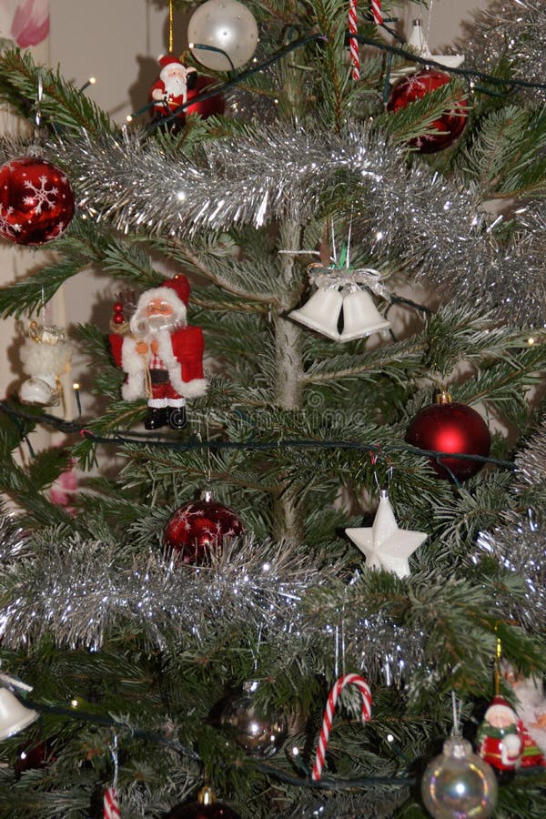 Christmas Tree - Front View Stock Image - Image of gift, front: 135044235