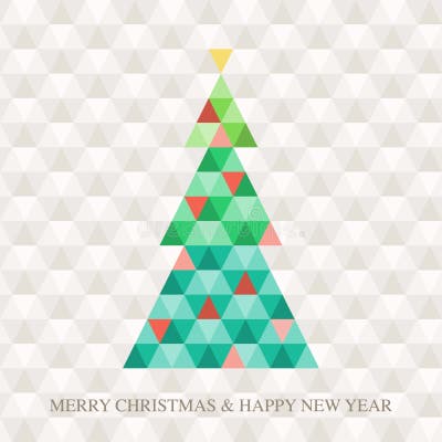 Christmas Tree Hexagon Pattern Stock Vector - Illustration of backdrop ...