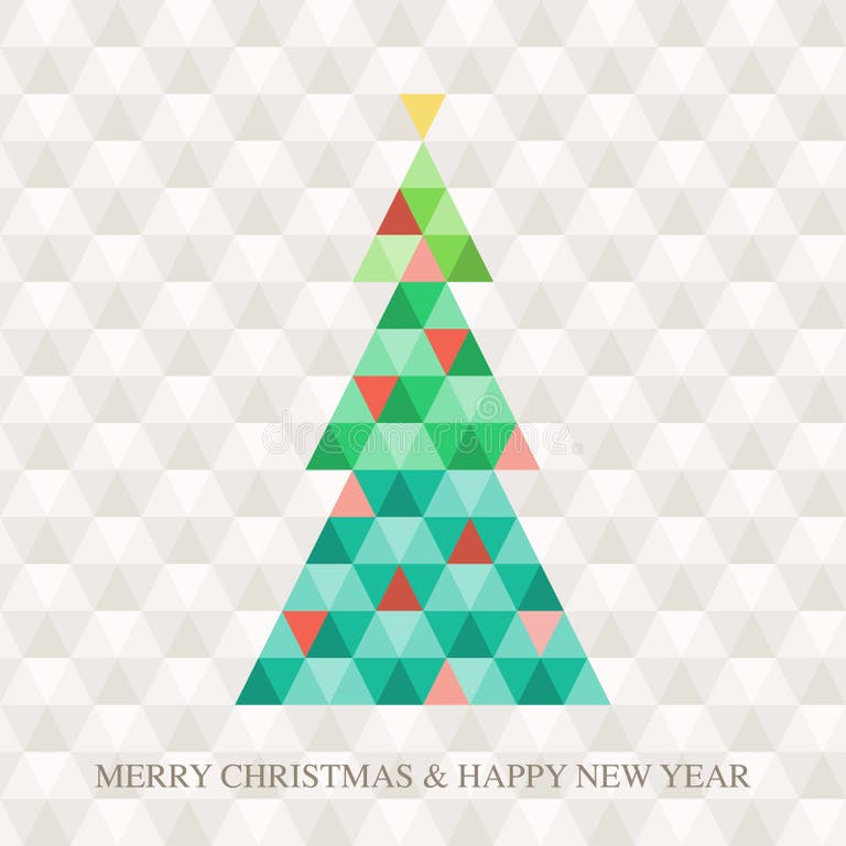 Christmas Tree Hexagon Pattern Stock Vector - Illustration of backdrop ...