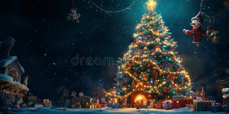 A Christmas Tree with a Hidden Surprise, Featuring Whimsical ...