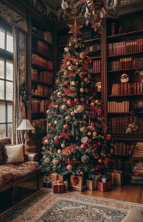 1,811 Christmas Library Background Stock Photos - Free & Royalty-Free ...