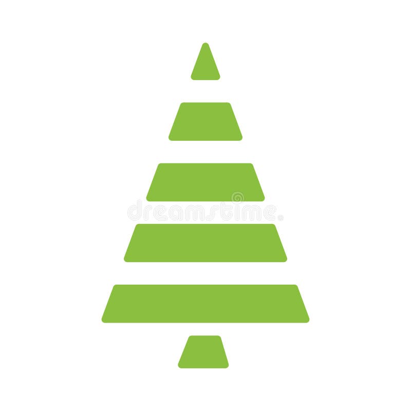 Christmas Tree. Modern. Vector Illustration Stock Vector - Illustration ...