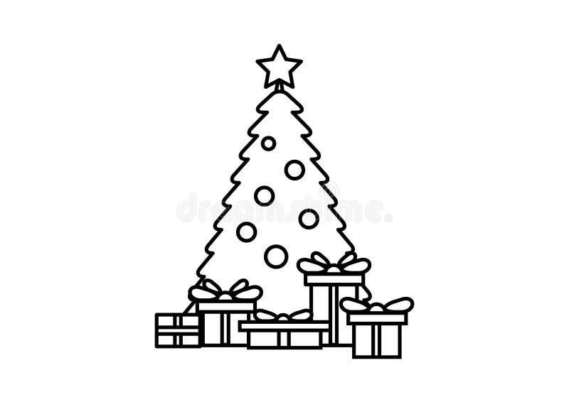 Christmas Tree Icon Full Resizable Editable Vector Stock Vector ... Christmas Tree Icon Full Resizable Editable Vector Stock Vector ...
