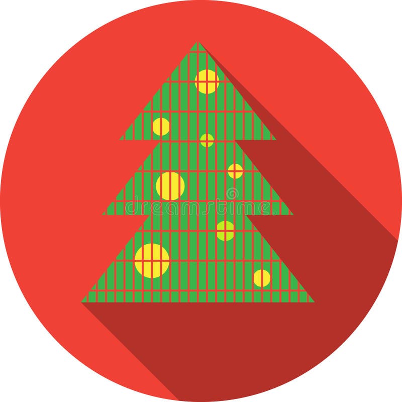 Christmas tree icon stock vector. Illustration of tree - 101752248