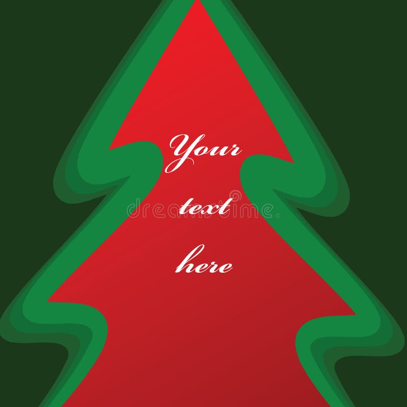 Christmas tree layout stock vector. Illustration of light - 7151685