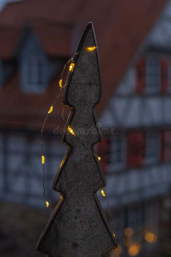 Christmas Tree with Led Lights Stock Photo - Image of diode, symbol ...