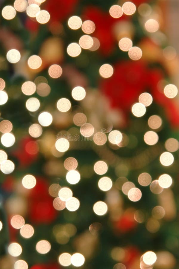 Christmas Tree Lights Abstract Stock Image - Image of festive, abstract ...