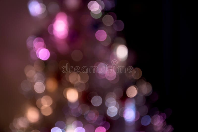 Christmas Tree with Lights at Home Stock Image - Image of holiday ...