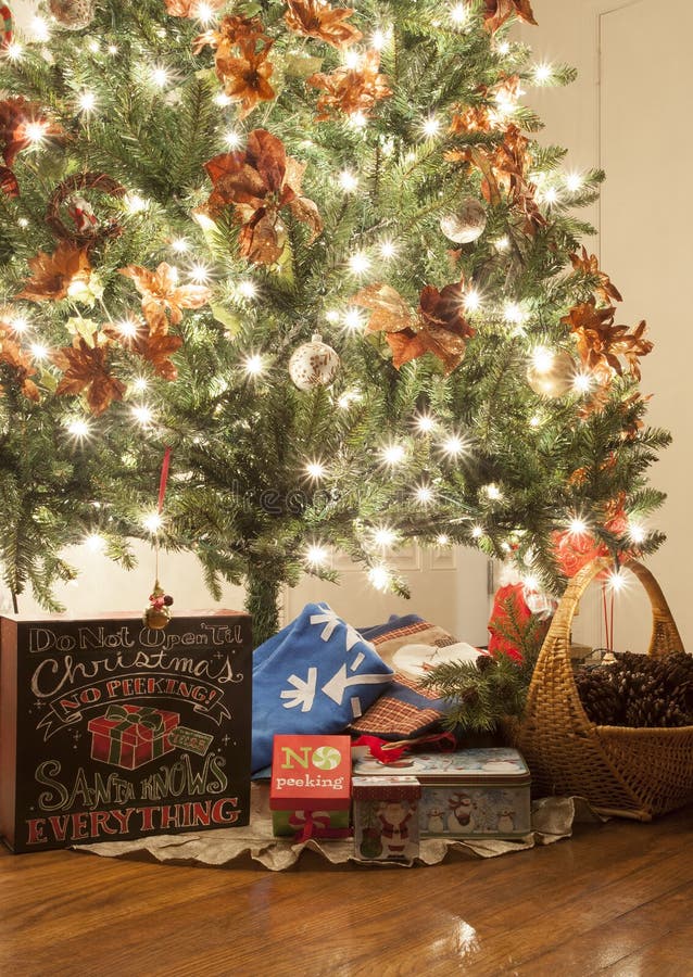 Christmas tree stock photo. Image of words, stars, green - 64997310