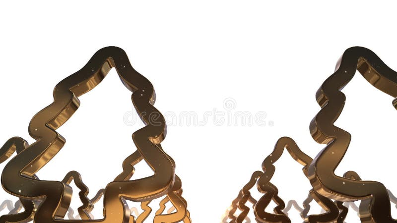 Christmas Tree Loop Animation Stock Video - Video of ribbon, snowy ...
