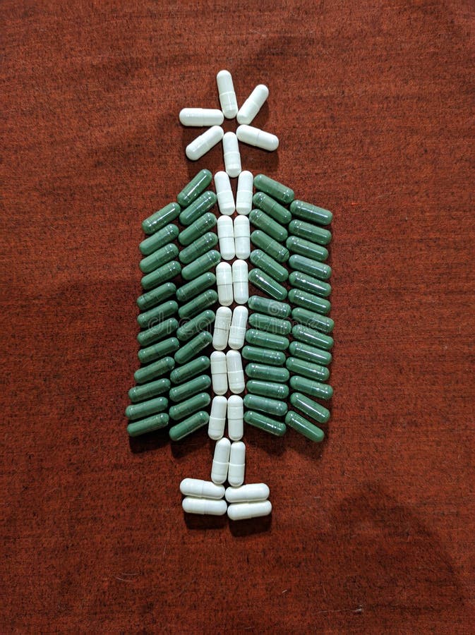 Christmas Tree Made by Drugs Stock Image - Image of christmas, drugs ...