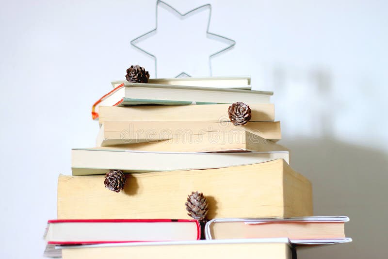 Book Christmas Tree stock image. Image of craft, lover - 350614621