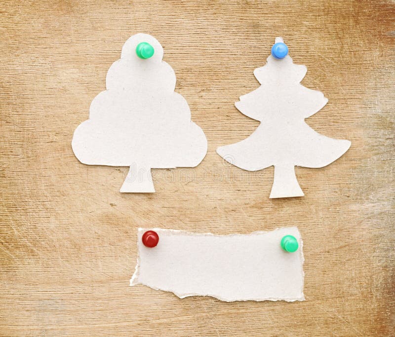 Christmas Tree Made of Torn Paper Stock Image - Image of paper, merry ...
