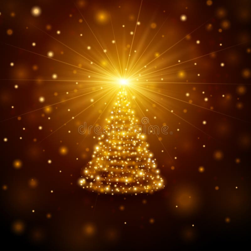 Christmas Magic Tree stock vector. Illustration of design - 82189990