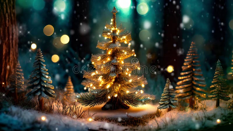 Christmas Tree , Miniature Tree ,video Background Animation ,christmas ...